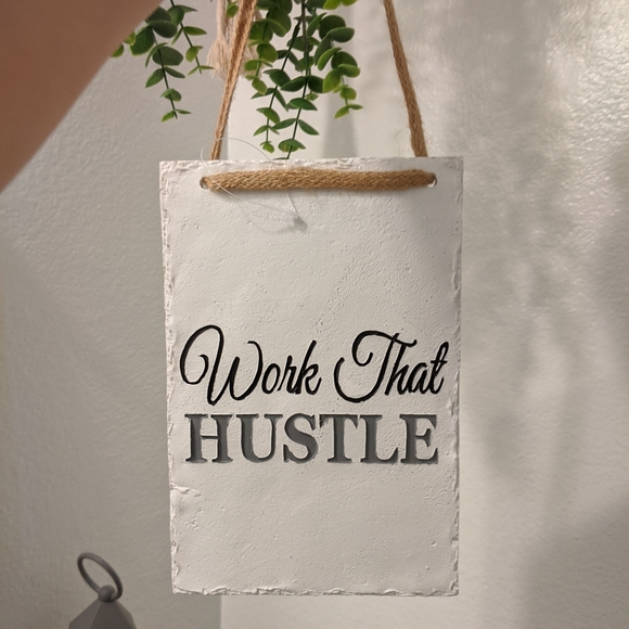 Wall Decor | Work That Hustle Wall Decor | Poshmark